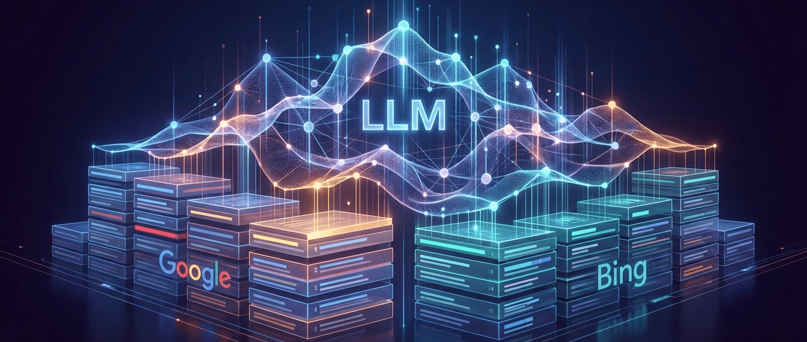 LLM Output Dependency on Google and Bing Rankings